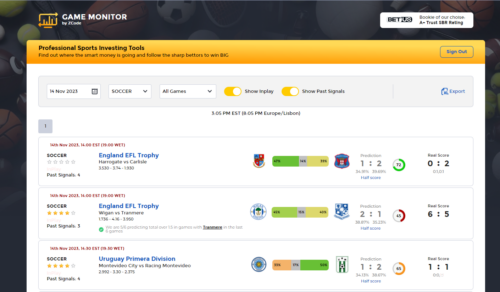 Zcode System Automated Winning Sports Picks | Introducing Game Monitor